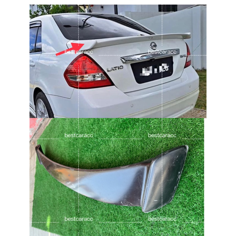 NISSAN LATIO SALOON SPOILER Fiber NO PAINT | Shopee Malaysia