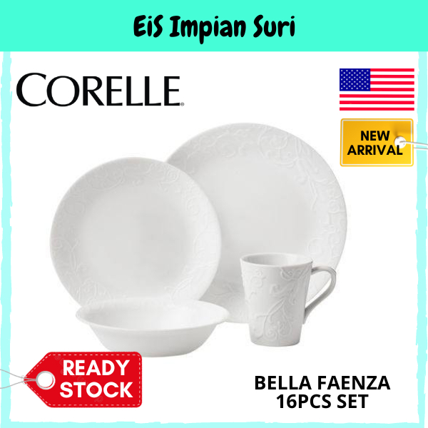 (Ready Stock!!) Corelle Bella Faenza 12pcs/16pcs Dinnerware Set ...