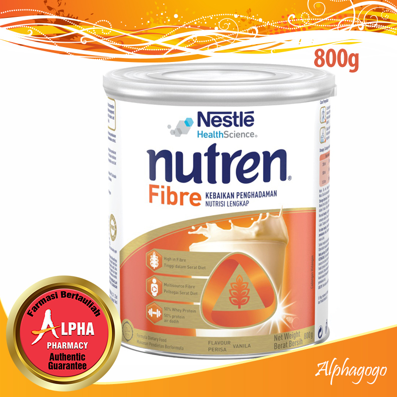 Nestle Nutren Fibre (Gut Health VANILA FLAVOUR) 800g | Shopee Malaysia