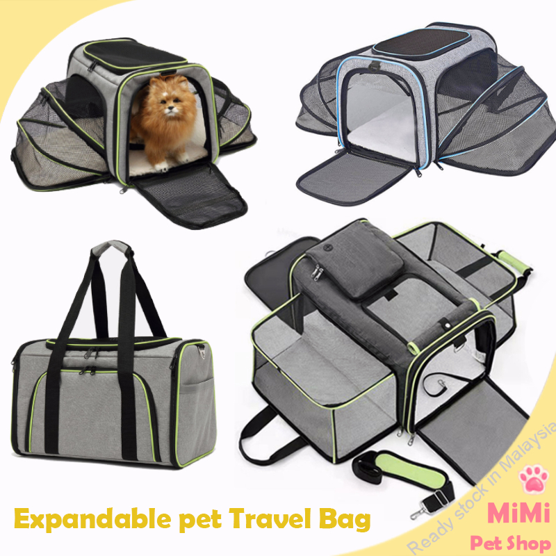 Expandable Pet Bag Carrier Large Cat Backpack Carrier Cat Beg Carrier ...