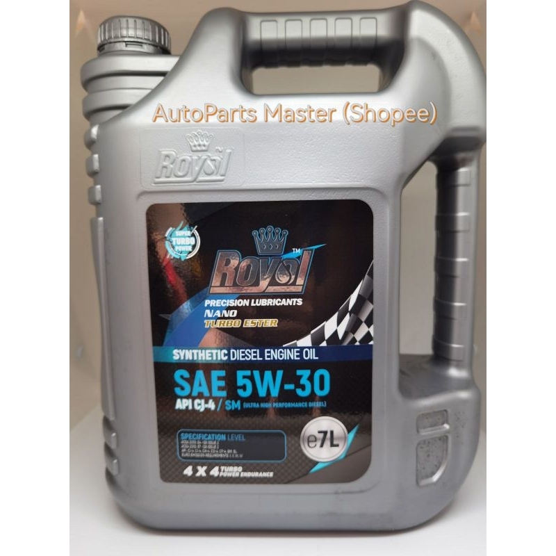 Royal Nano Turbo Ester Synthetic Diesel Engine Oil SAE 5W-30 API CJ-4 ...