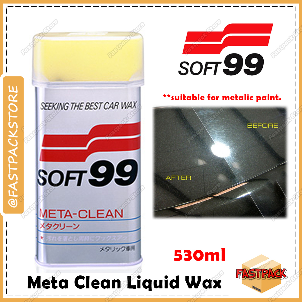 Soft99 Soft 99 Meta Clean Liquid Wax Polish Wax Coating Shinning ...