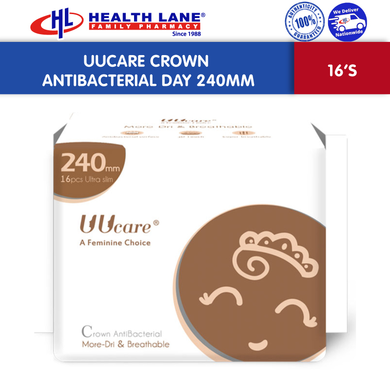 UUcare Crown Antibacterial Day (240mm x 16's) | Shopee Malaysia