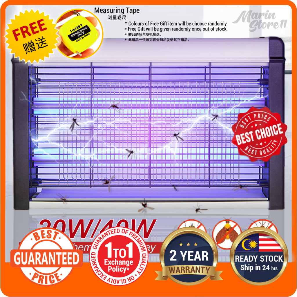 Electric Pest Killer Mosquito Fly Uv Trap Killer Penghapus Lalat ...