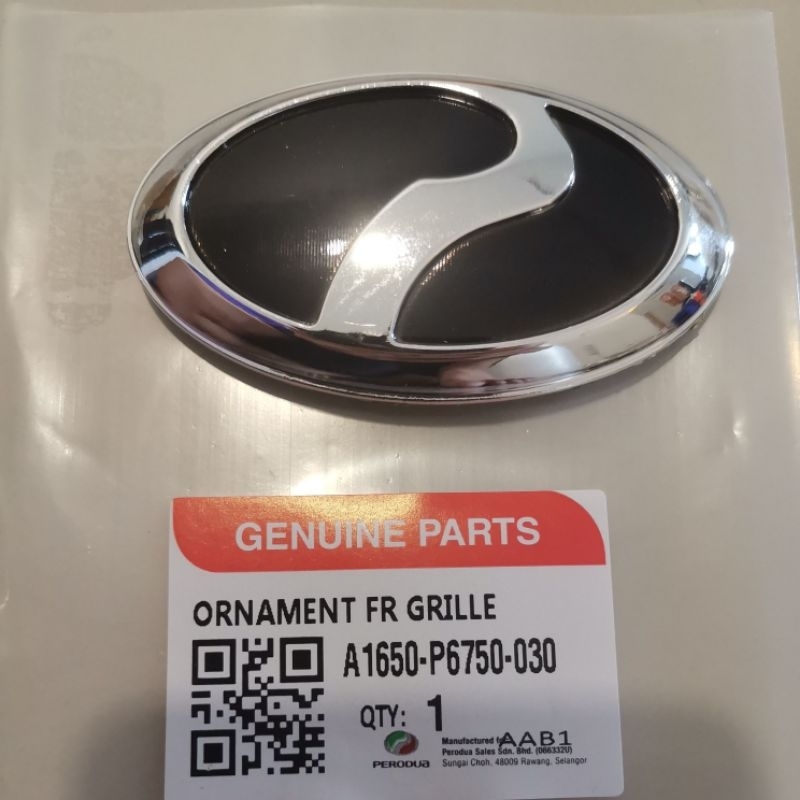 ORIGINAL PERODUA KANCIL FRONT GRILLE LOGO EMBLEM YEAR 1999-2002 ...