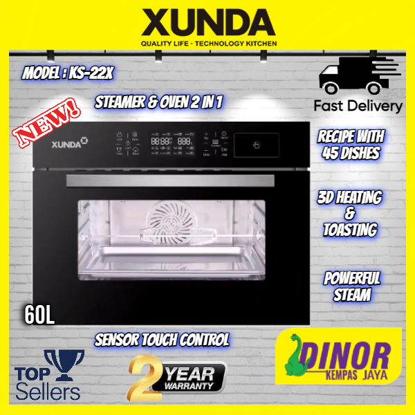XUNDA STEAMER & OVEN 2 IN 1 KS-22X | Shopee Malaysia