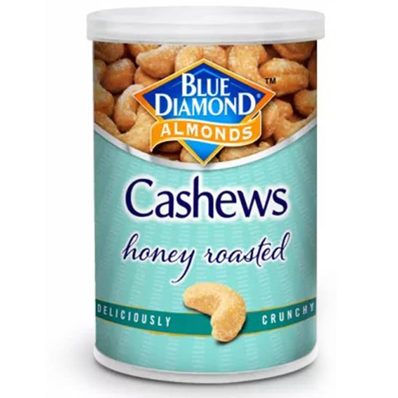 BLUE DIAMOND HONEY ROASTED CASHEW NUTS 135GM (CAN) | Shopee Malaysia