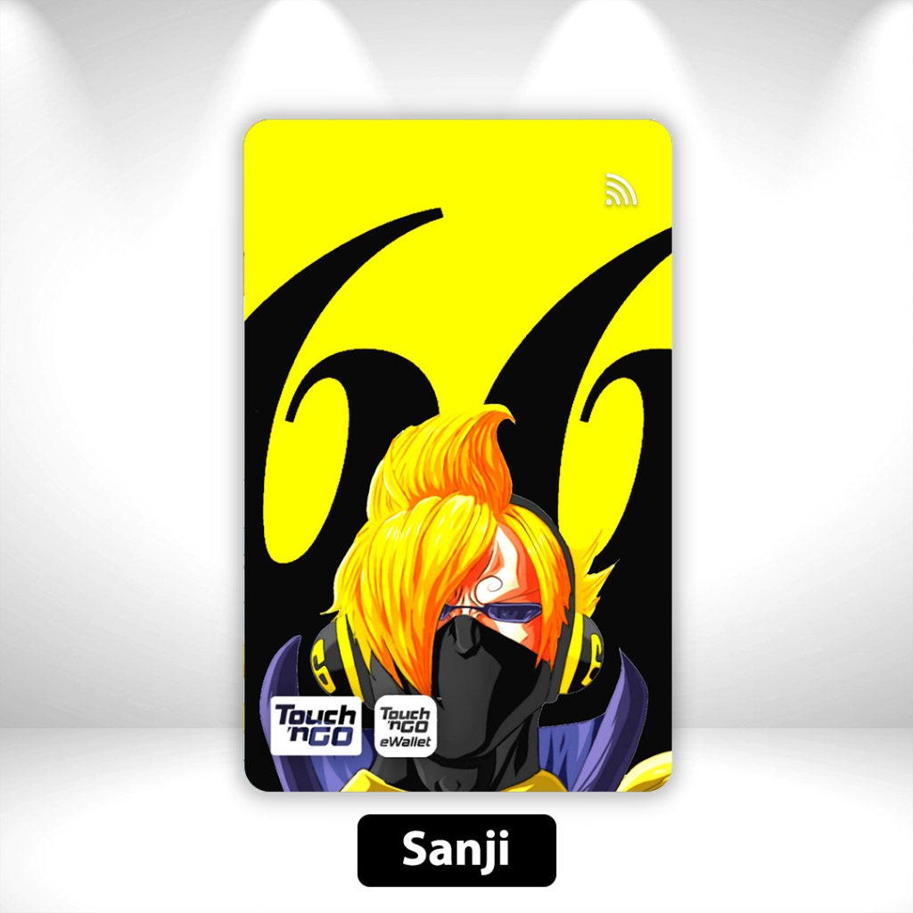 [One Piece] Sanji - Sticker Touch n Go TNG NFC Card Skincard by Sticko ...