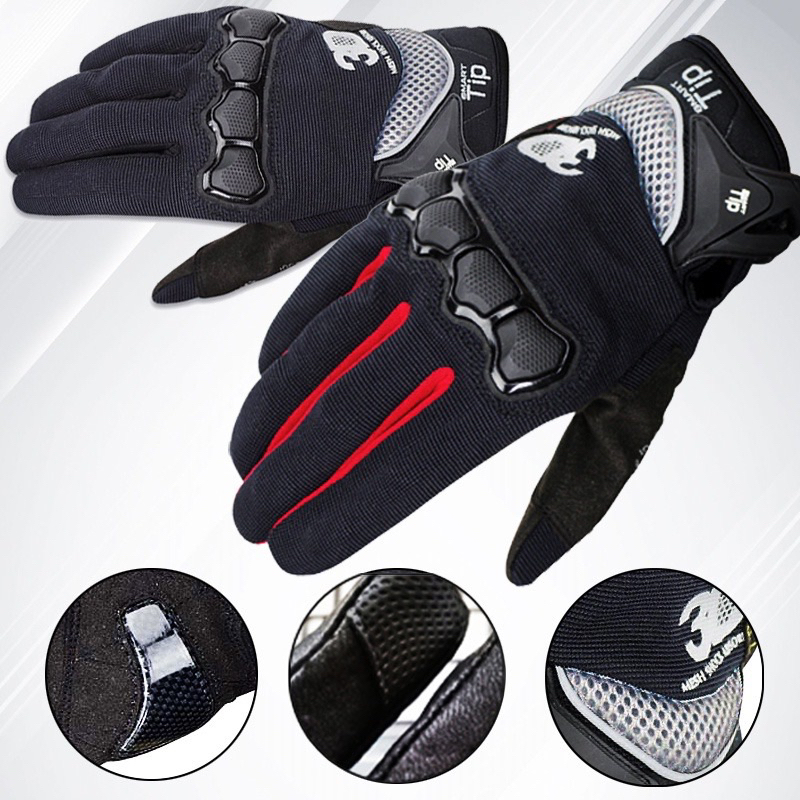 Riding Glove GK162 Touch Screen Glove Motorcycle Motor Riding Glove 3D ...
