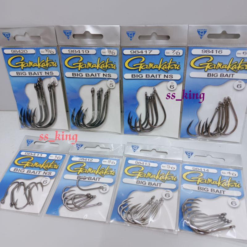 Gamakatsu Big Bait NS/ Big Bait hook mata Gamakatsu | Shopee Malaysia