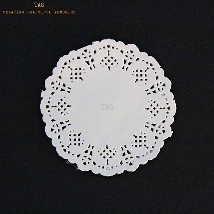 +/-90mm 3.5” Round White Lace Wedding Party DIY Doily Doyley Paper ...