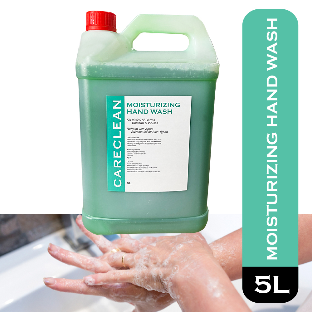 CareClean Moisturising Liquid Hand Wash - 5L Liquid Hand Soap (Apple ...