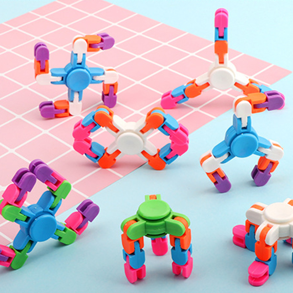 Four/Three-corner Children's Interactive Finger Spinner Gyro ...
