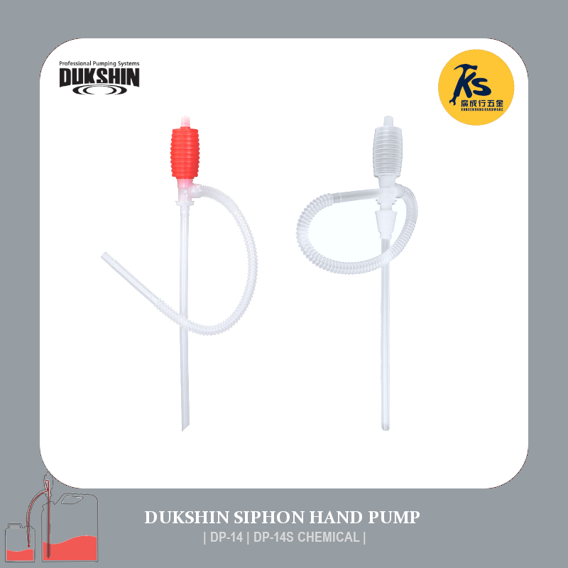 DUKSHIN Siphon Hand Pump ( DP-14 | DP-14S CHEMICAL ) | Shopee Malaysia