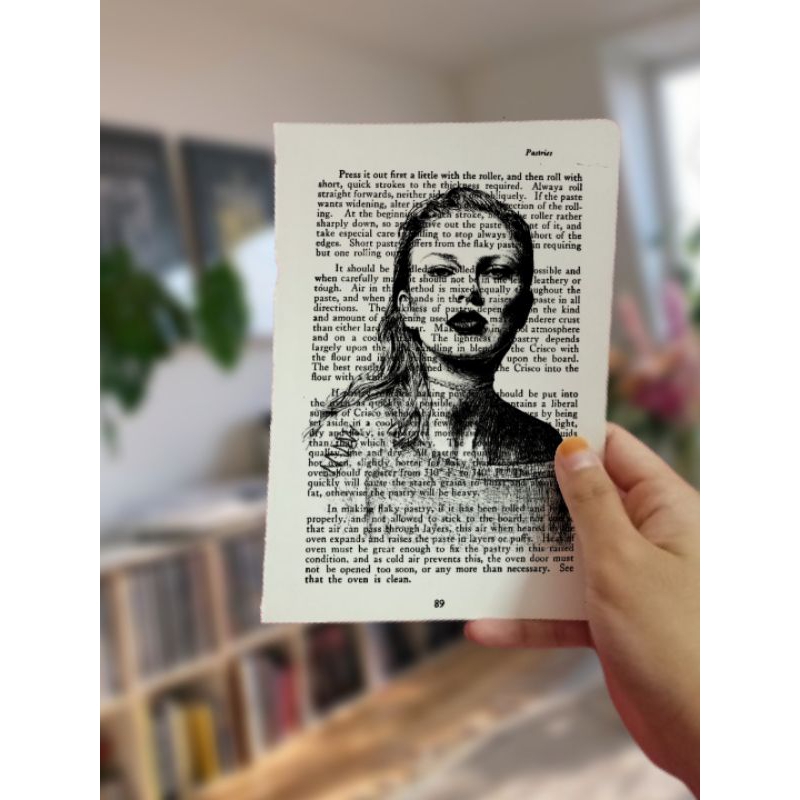 Hand drawn Art Prints A5 sketch celebrity kpop taylor swift blackpink ...