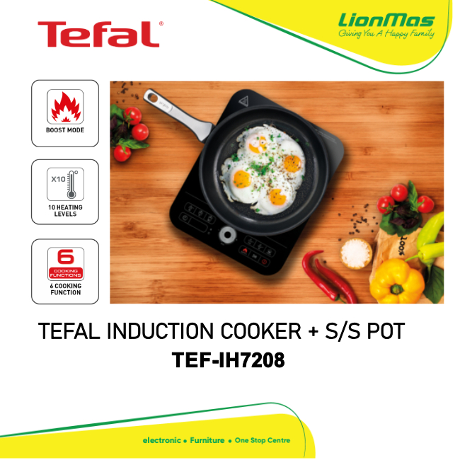 TEFAL INDUCTION COOKER + S/S POT | Shopee Malaysia