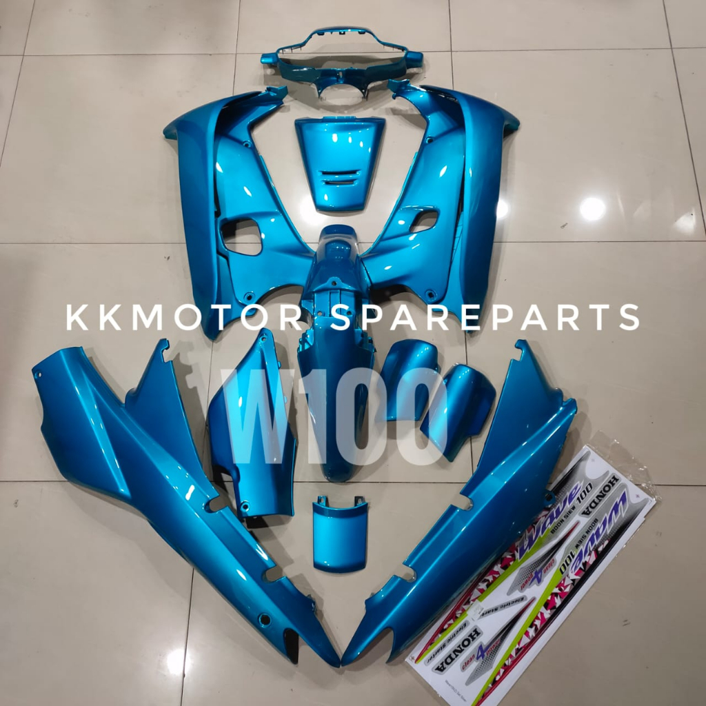 DESIGN THAILAND 🇹🇭 HONDA WAVE100 W100 WAVE COVER SET *FREE BODY STICKER ...