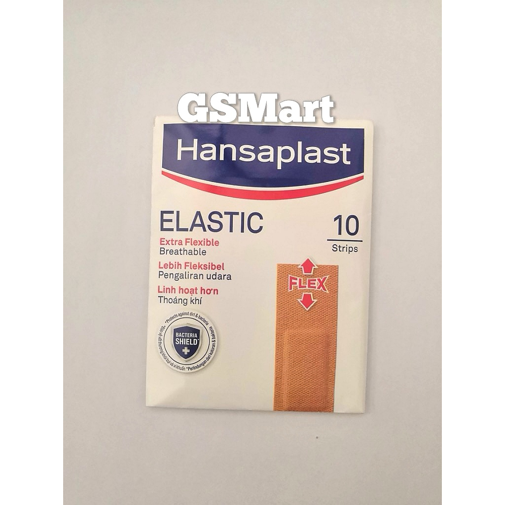 Hansaplast Elastic Fabric Plasters 10s / Universal Water Resistant 10 ...