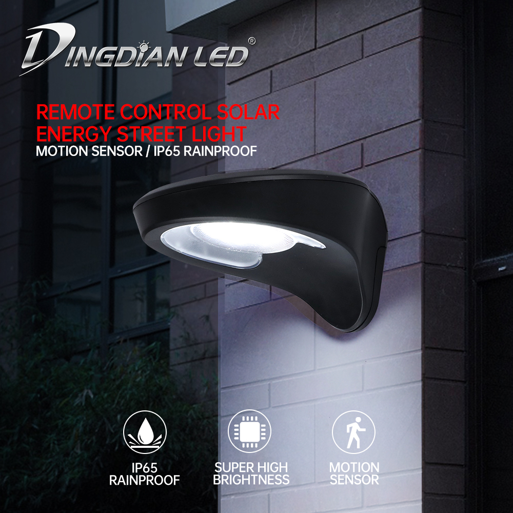 Dingdian LED Solar Wall Lamp Solar Lampu Outdoor Waterproof Body Sensor ...