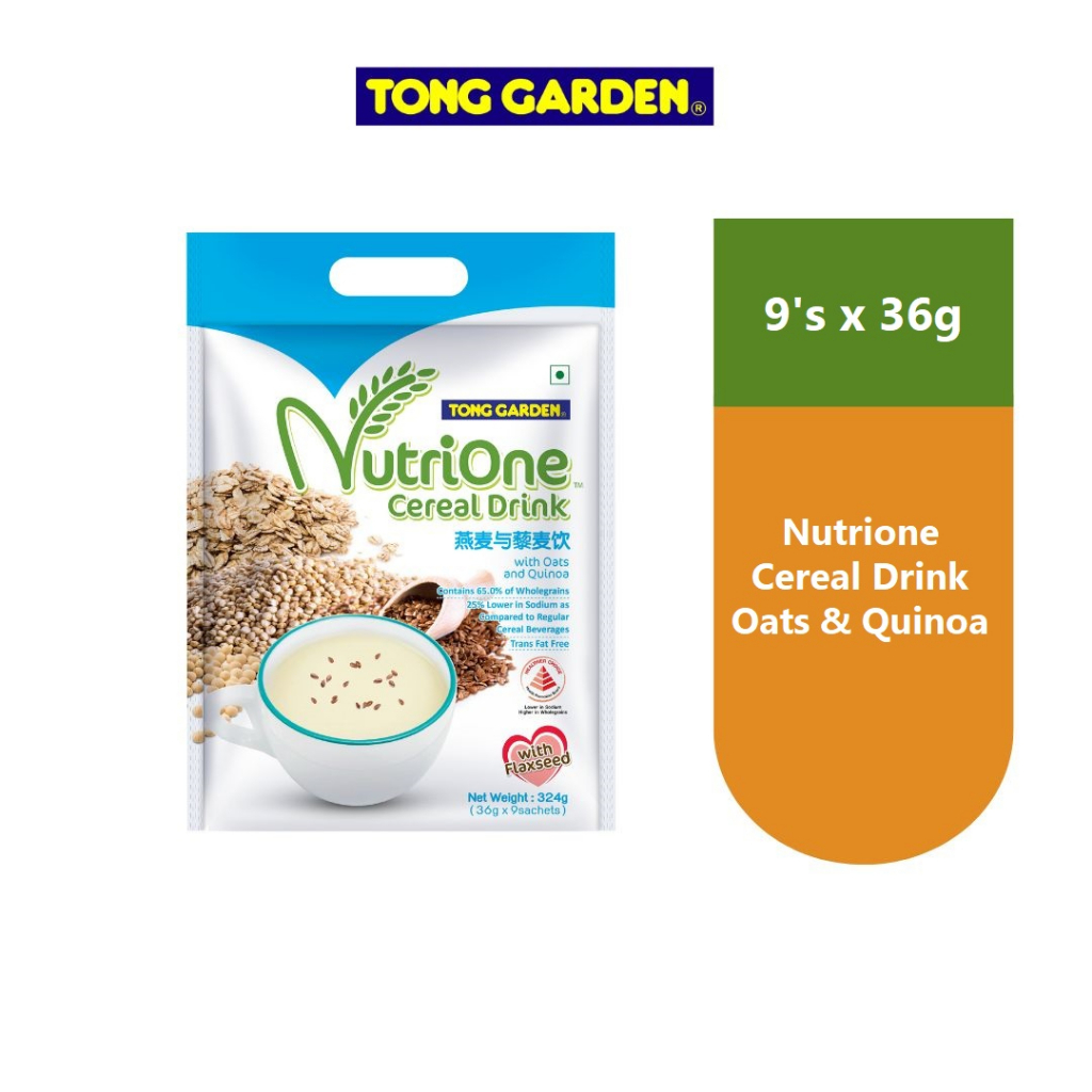NutriOne Cereal Drink With Oats & Quinoa with Flaxseed (324g/36g x 9 ...