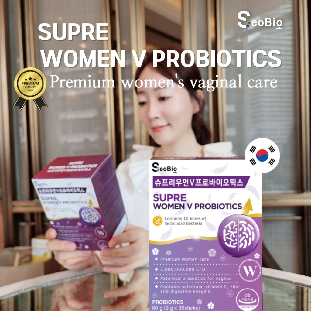 (WOMEN) NEW! SUPRE Women V Probiotics (益生菌）2gx30sticks for 1month ...