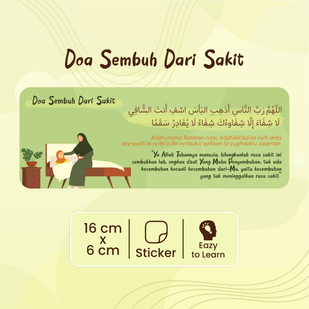 60 Pilihan Doa Harian Sticker Colourful Bookmarks With Free Gift ...