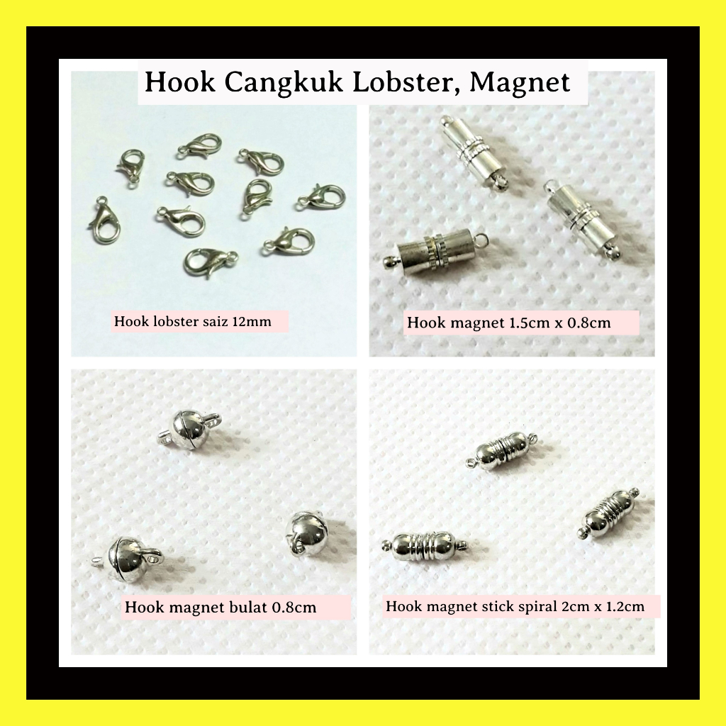 Hook Lobster, Cangkuk Magnet, Pengikat Tali Mask Extender, Cangkuk ...