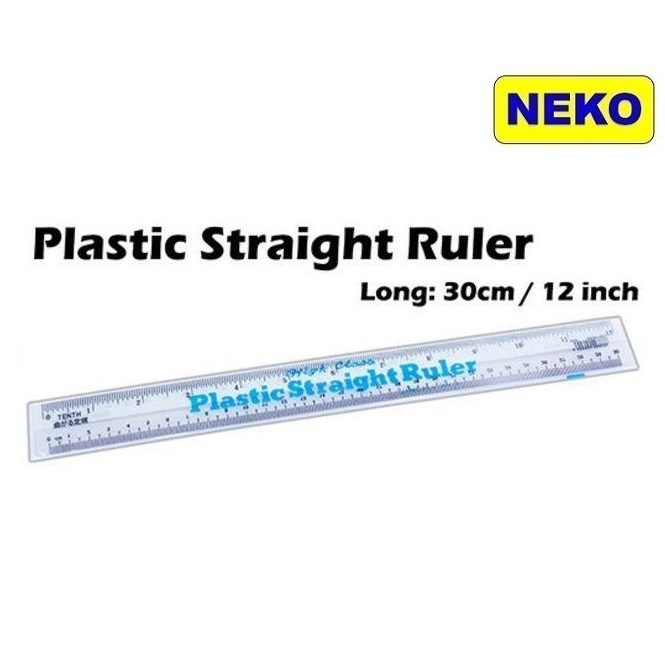 30cm Plastic Straight Ruler ( 6's/pack ) | Shopee Malaysia