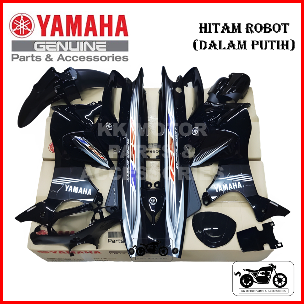 [DALAM PUTIH !!!] YAMAHA Y125 Y125Z 125Z COVERSET COVER SET BODY COVER ...