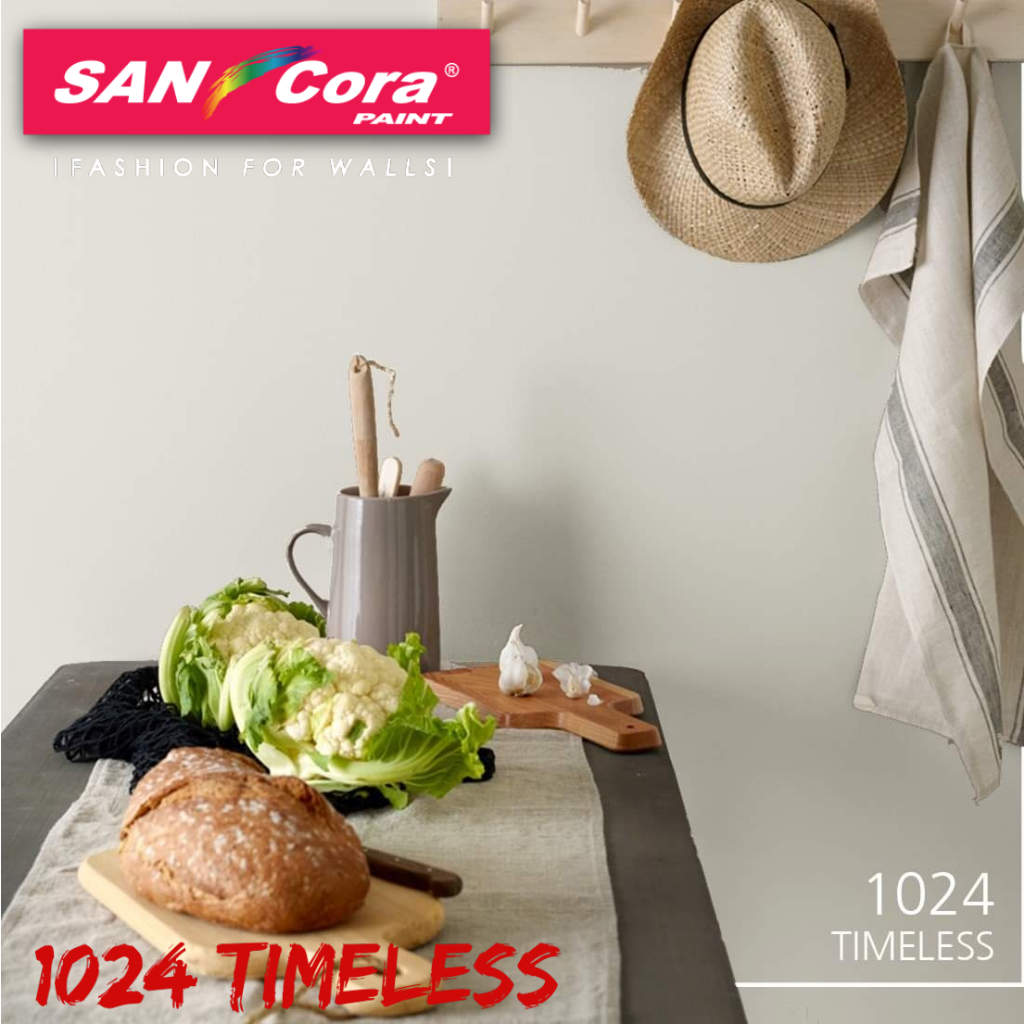 SINAR SANCORA 1024 TIMELESS 5 LITER I EMULSION Interior Exterior Wall Matt Paint Cat Dinding ...