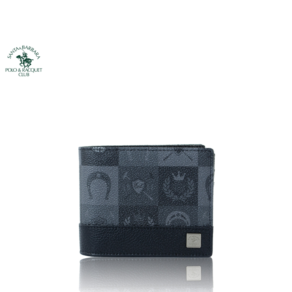 Santa Barbara Polo & Racquet Club Men's Monogram RFID Secure Bi-fold ...