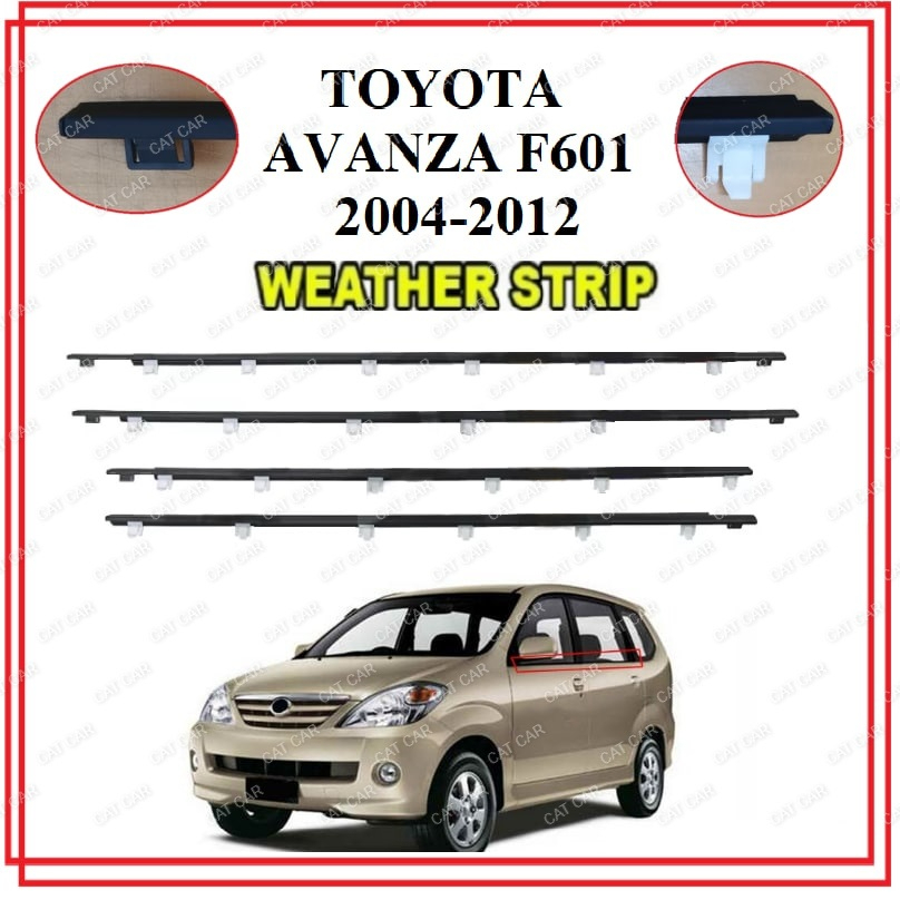 TOYOTA AVANZA F601 2004-2012 Door Window Trim Moulding Door Lining ...