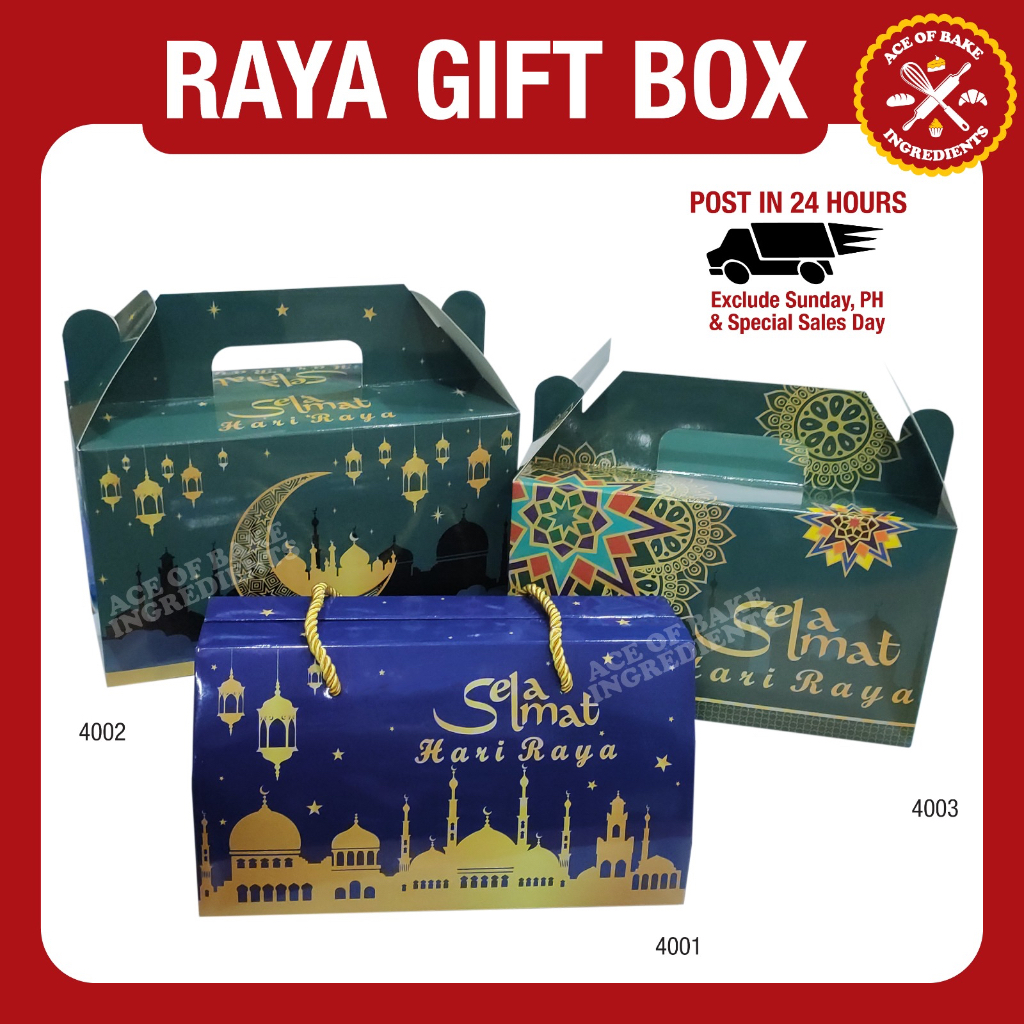 Hari Raya Box 1pc , Hari Raya Box 2023 , Gift Box , Kotak Hari Raya ...