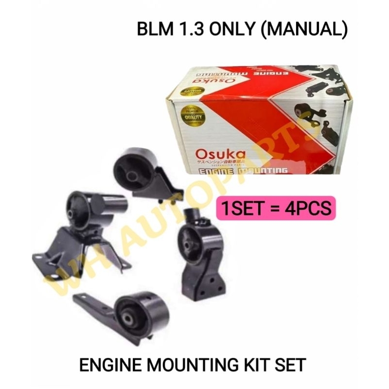 ENGINE MOUNTING SET PROTON SAGA BLM 1.3 ONLY (MANUAL) ENG MTG KIT SET ...