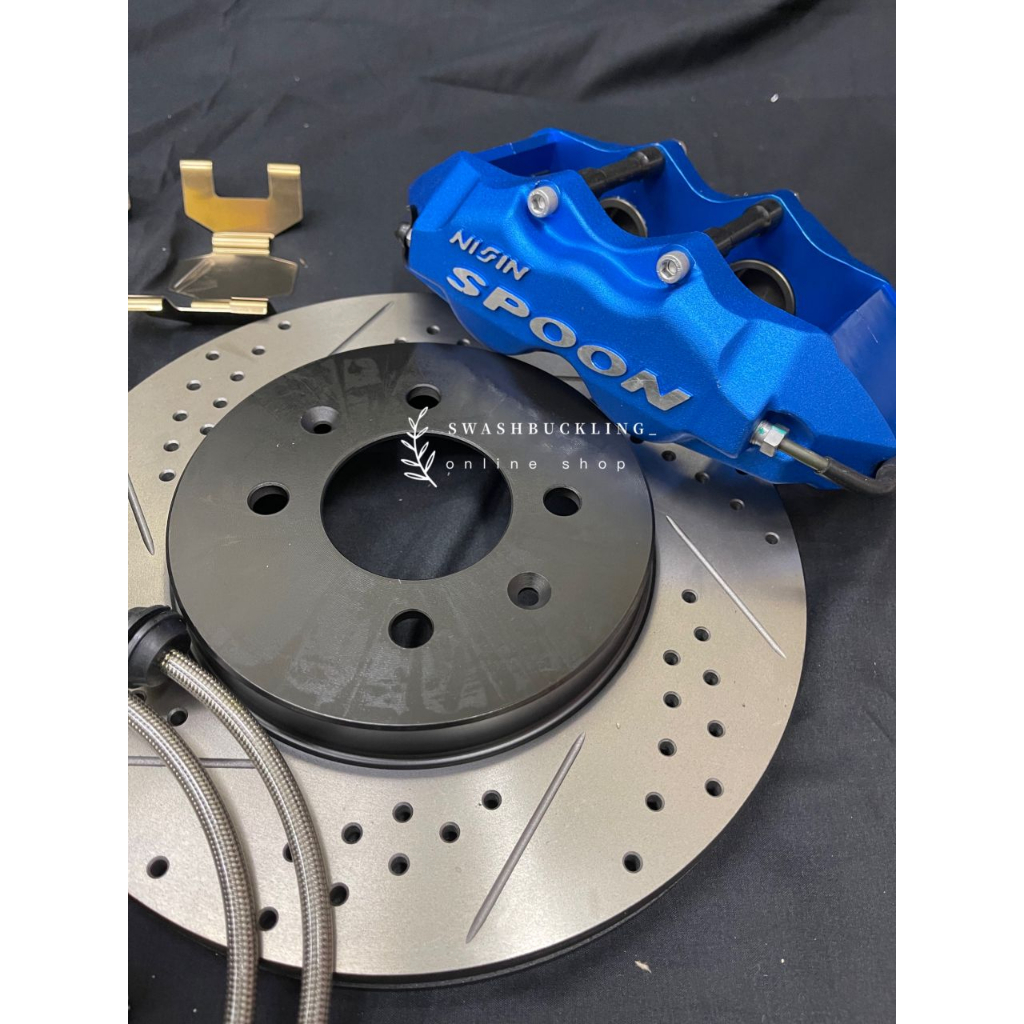 SPOON 4 POT Caliper Brake Kit for HONDA JAZZ GK CITY GN GM CIVIC EK EG B SERIES | Shopee Malaysia