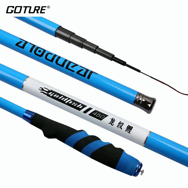 Goture Joran Memancing Teleskopik Gentian Karbon Super Keras 2 8 Tiang ...