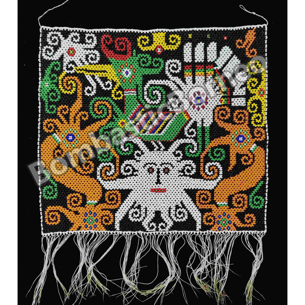 Traditional Sarawak Orang Ulu Tribal Beadwork /Table Wall Decor /Karya ...
