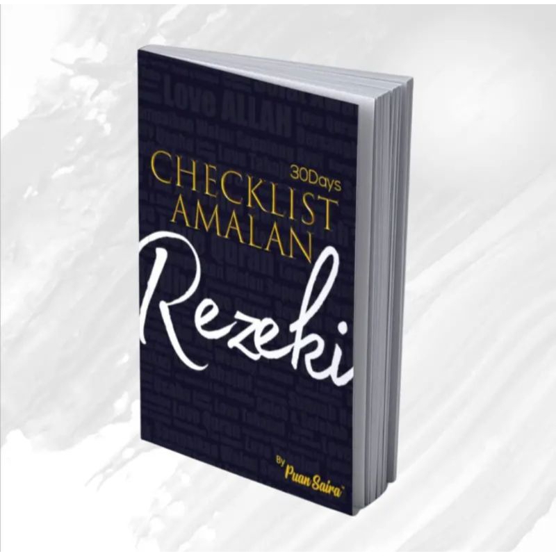 BUKU CHECKLIST AMALAN REZEKI | Shopee Malaysia BUKU CHECKLIST AMALAN REZEKI | Shopee Malaysia
