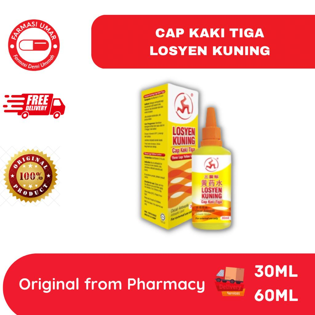 Three Legs Antibacterial Yellow Lotion / Losyen Kuning Cap Kaki Tiga ...