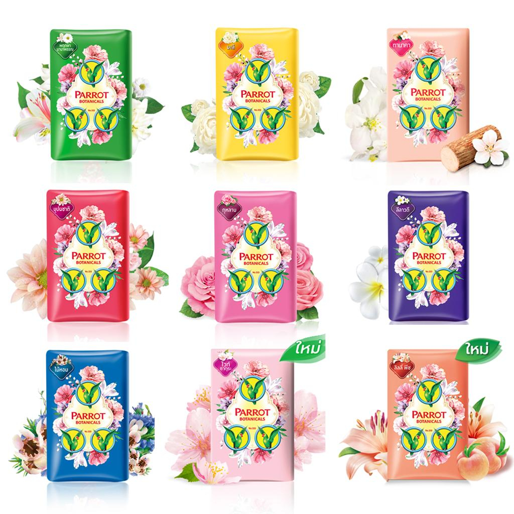 PRE-ORDER 】 PARROT BOTANICALS BAR SOAP/SABUN CAP BURUNG THAILAND ( Pack ...