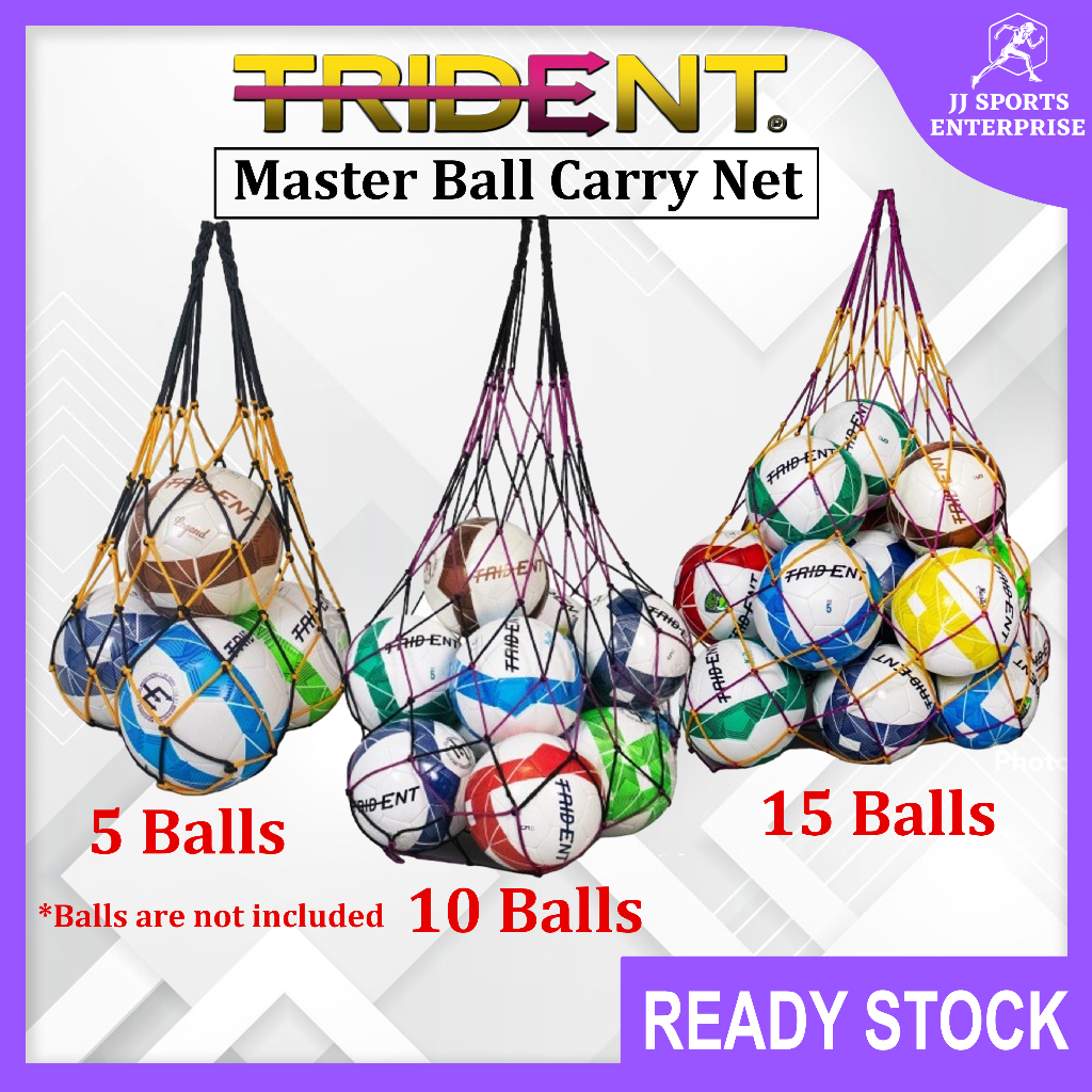 Master Ball Carry Net Jaring Bola Beg Bola Ball Holder Carrier ...