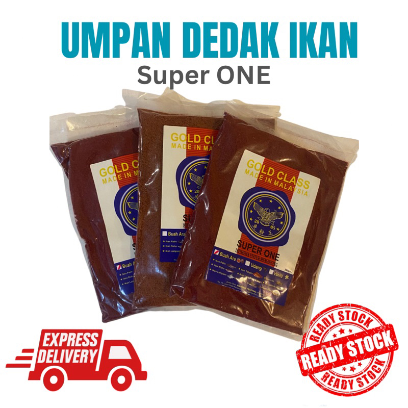UMPAN DEDAK IKAN SUPER ONE GOLD CLASS/ DEDAK IKAN/FISHING POWDER ...