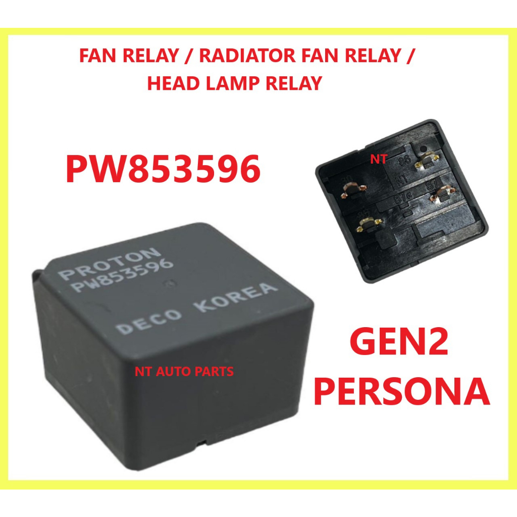 100% Proton Original Proton Persona Lamp Relay Fan Relay Radiator Fan ...