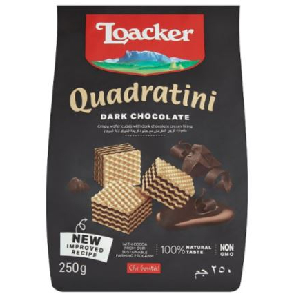 Loacker Quadratini Dark Chocolate 250GM | Shopee Malaysia