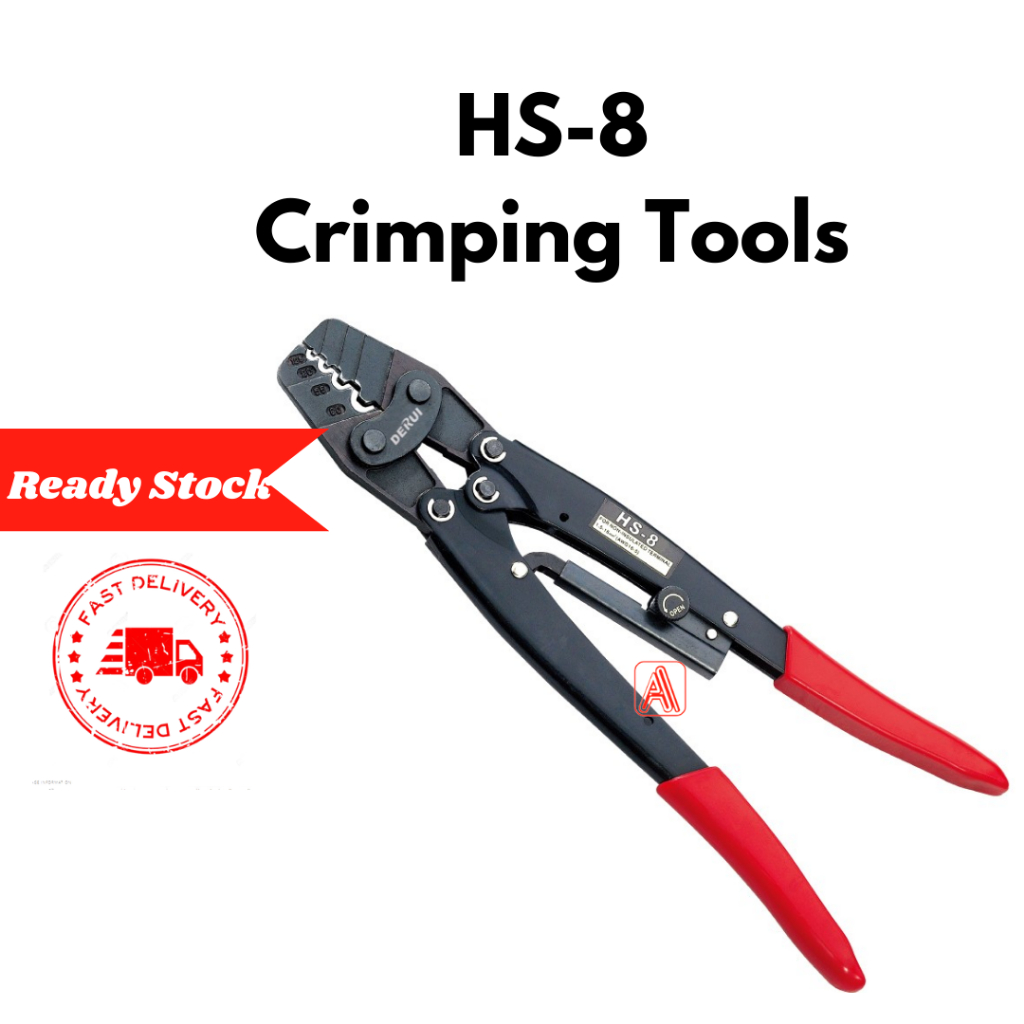 HS-8 Hand Press Crimping Tools for Cable Lug, Cable Link | Shopee Malaysia