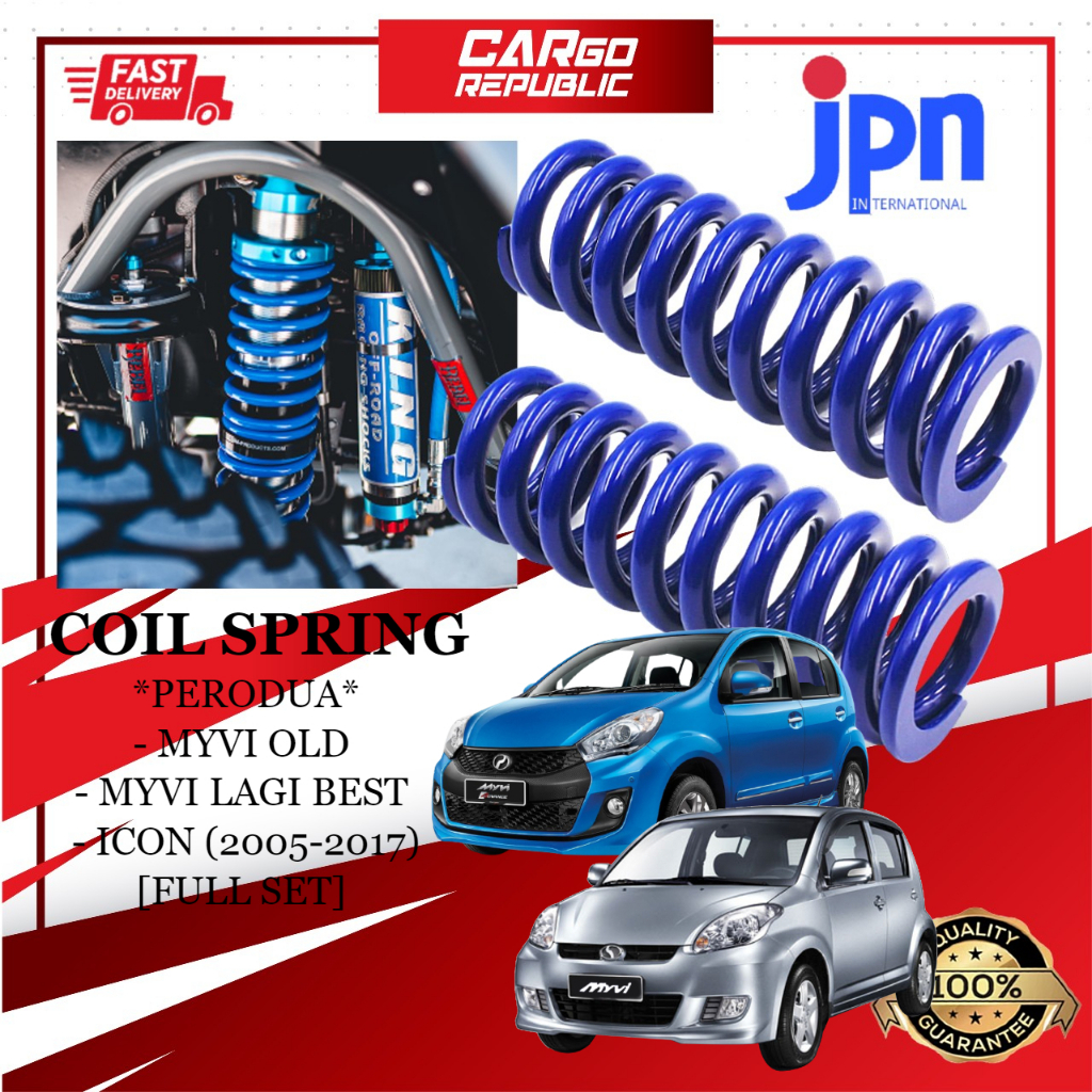 JPN Coil Spring Perodua Myvi OLD , Myvi Lagi Best , Icon [Full Set ...