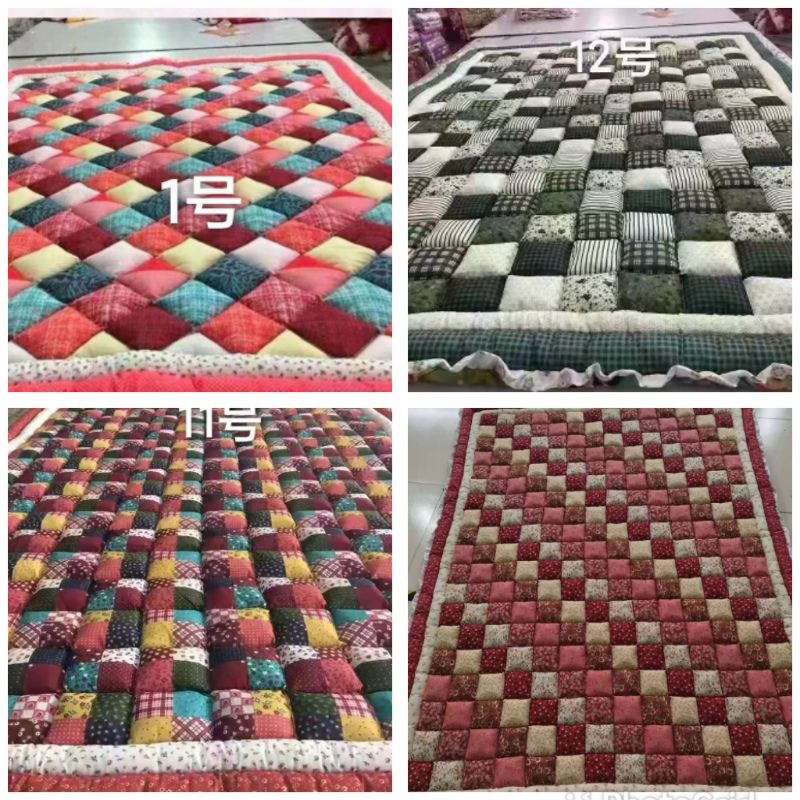 CARPET TOTO PATCHWORK SIZE QUEEN KING/100% cotton /Tatami/Carpet ...