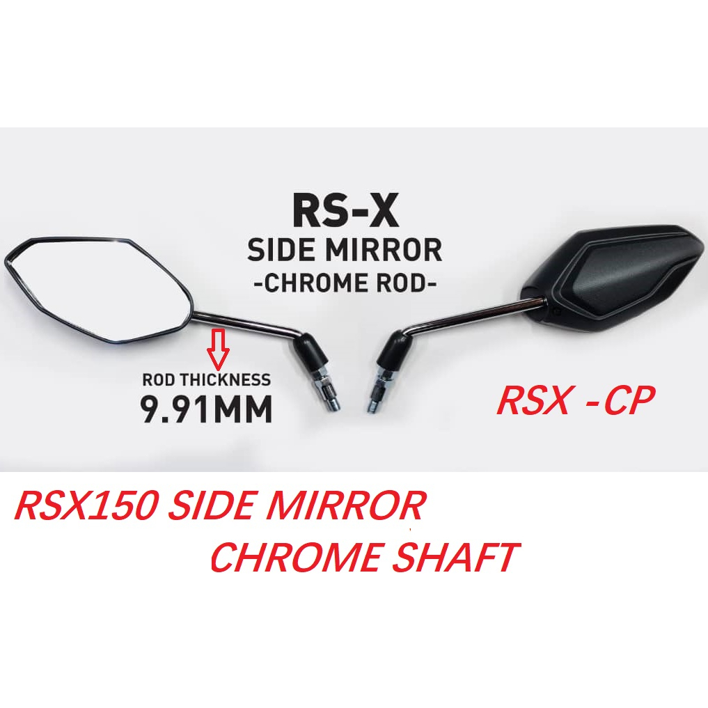 HONDA EX5 WAVE125 RSX150 YAMAHA LC135 Y125 Y110 CHROME SHAFT ROD SIDE ...