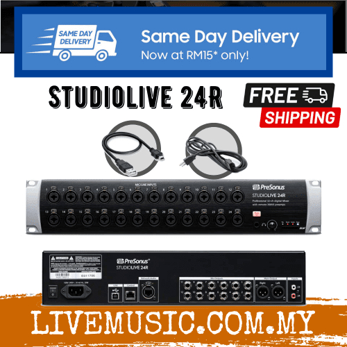 Presonus StudioLive 24R 24 Channel Rackmount Digital Mixer | Shopee ...