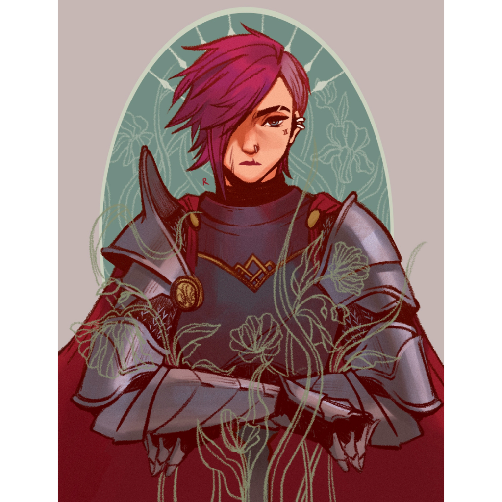 [ARCANE] Vi Knight AU A5 Fanart Print | Shopee Malaysia